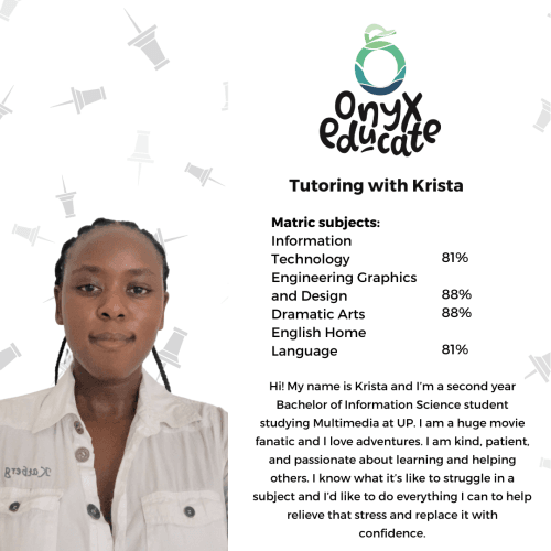 1 Lesson with Krista – Onyx Educate Tutoring